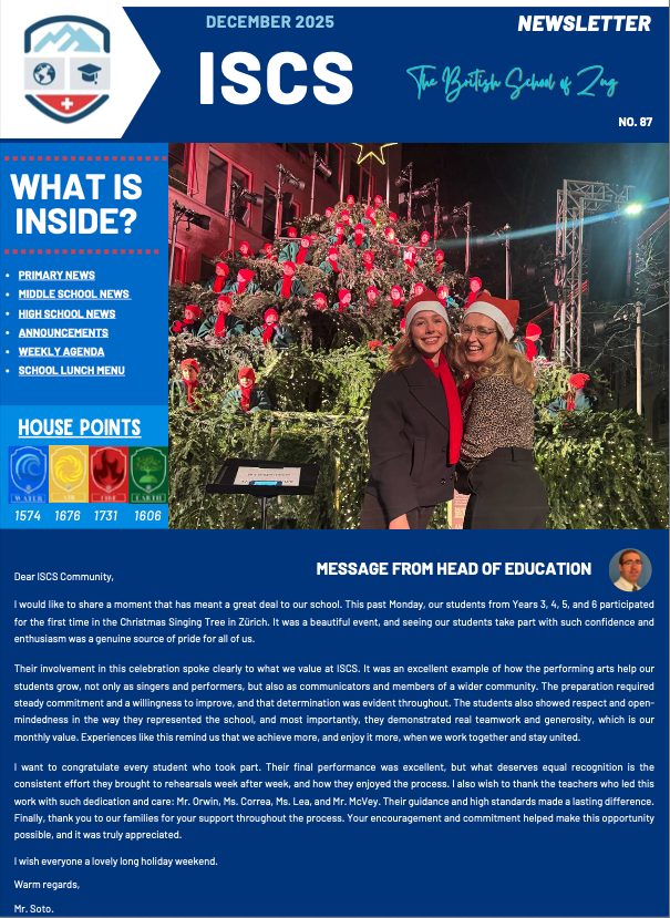 87 Newsletter December 2025 | ISCS